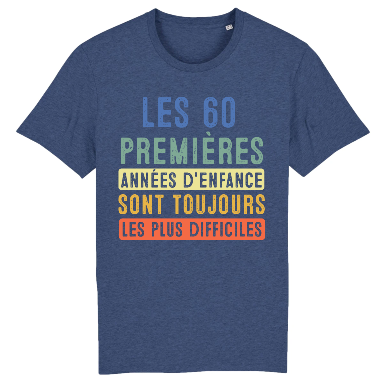 Tee-shirt 60 Ans Humour